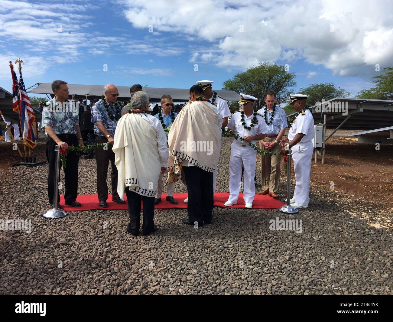 Waipio Peninsula Solar Farm Ribbon Cutting (33486872274 Stock Photo - Alamy