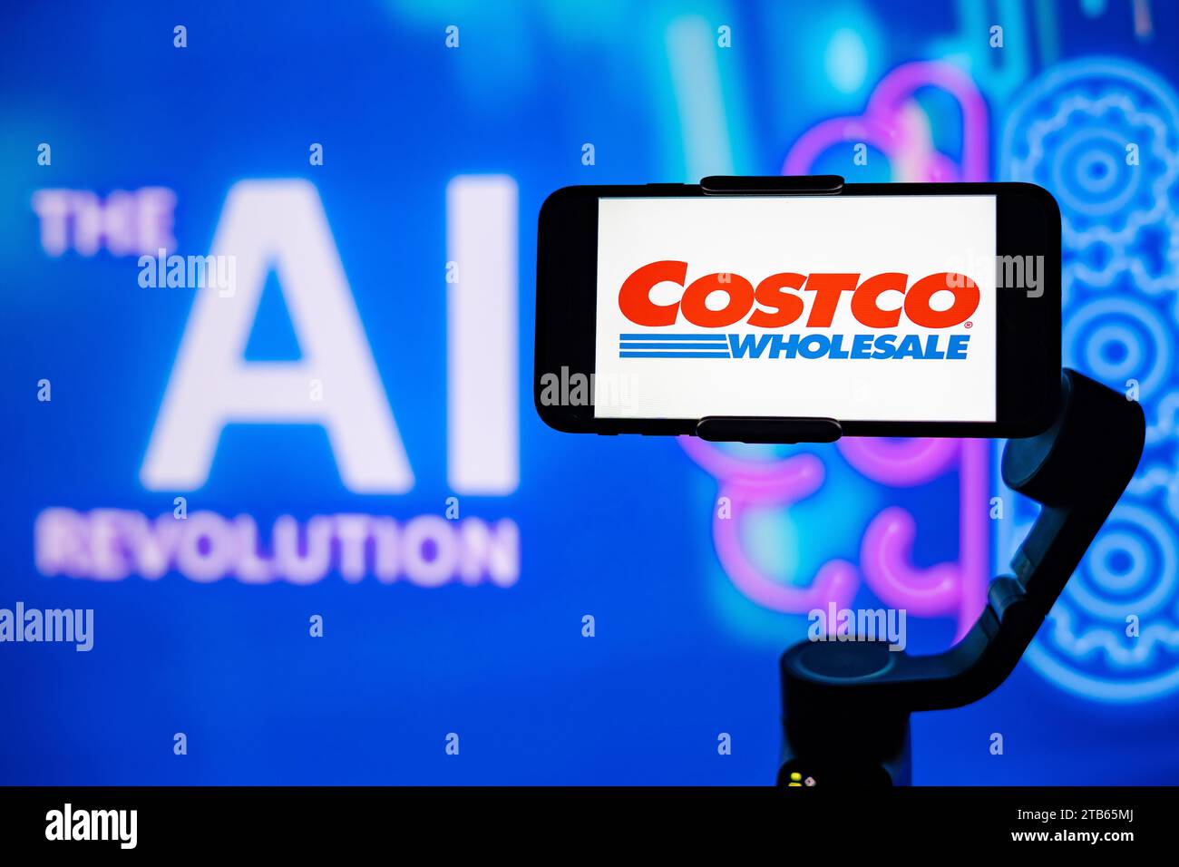 India. 27th Jan, 2021. In this photo illustration, the logo of Costco ...