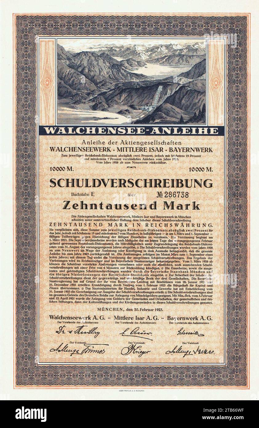 Walchensee anleihe hi-res stock photography and images - Alamy