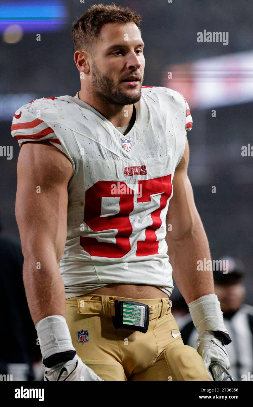 San Francisco 49ers defensive end Nick Bosa (97) in action against the ...