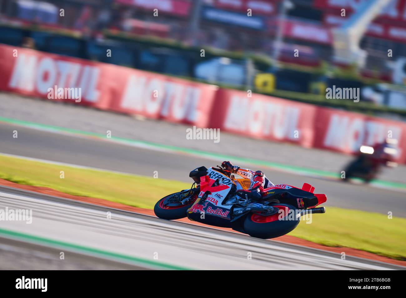Marc Marquez of Spain and Repsol Honda Team rides during the Practice ...