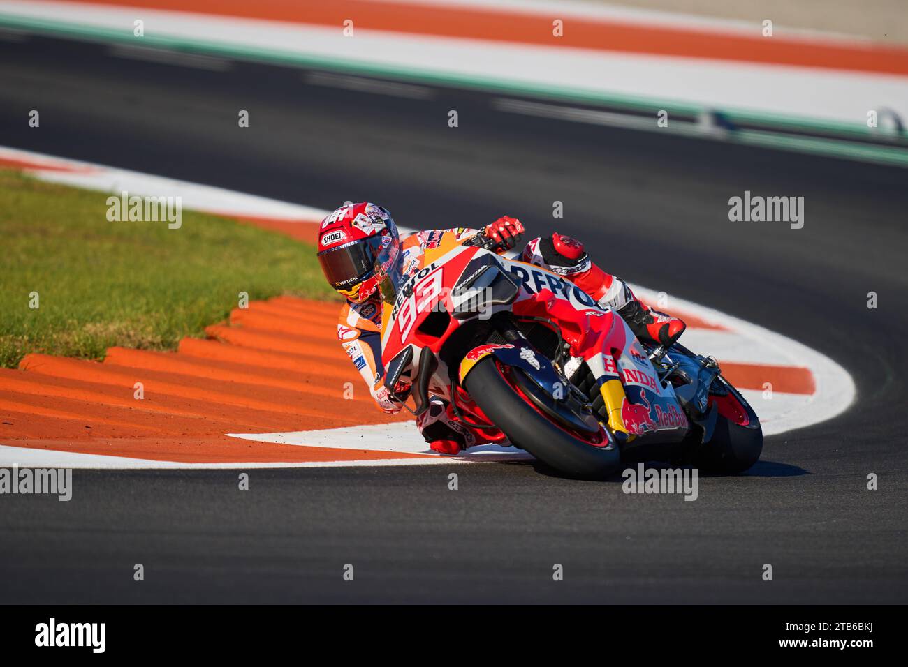 Marc Marquez of Spain and Repsol Honda Team rides during the Practice ...