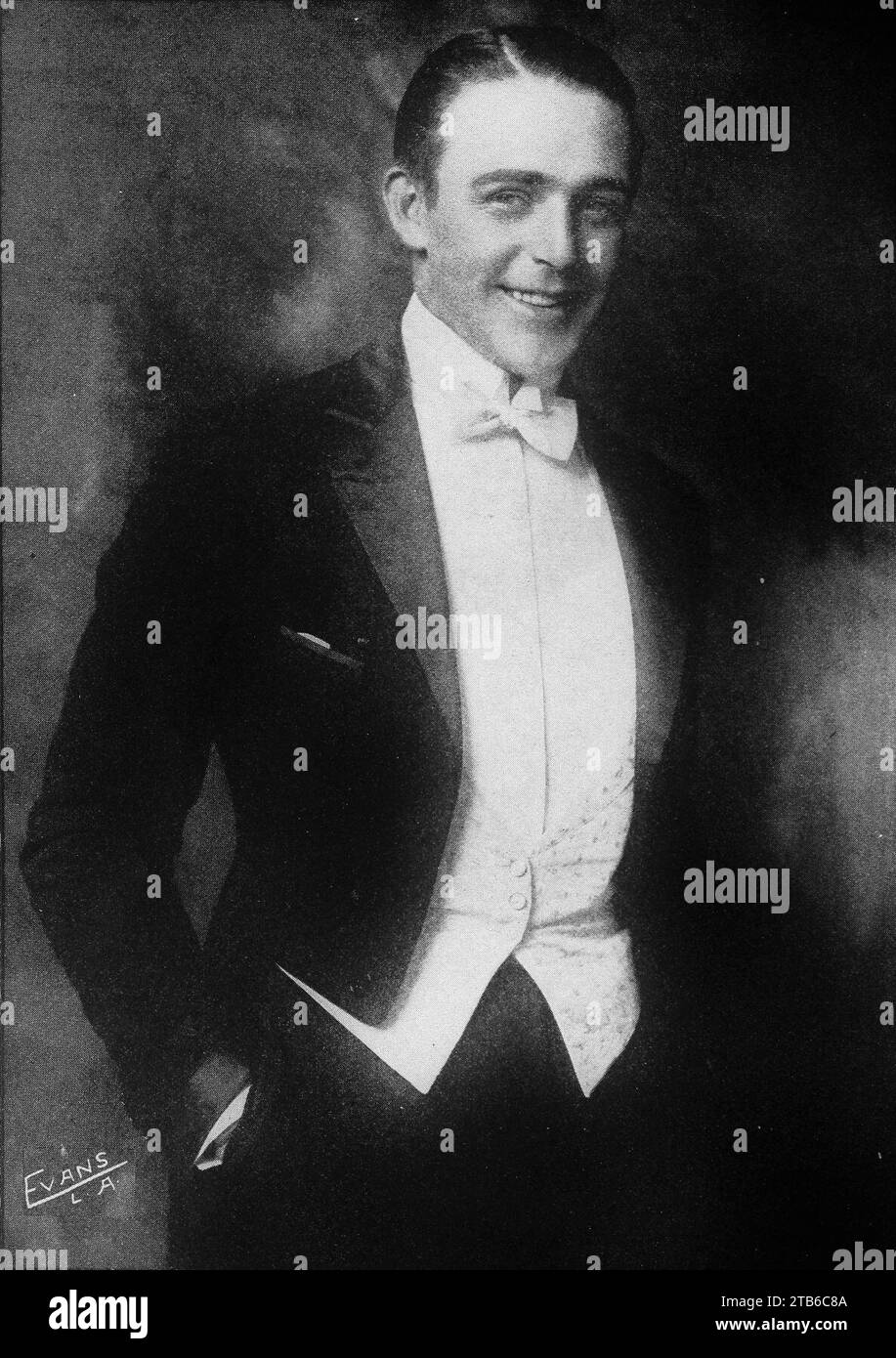 Wallace Reid in Picture-Play Magazine Stock Photo - Alamy
