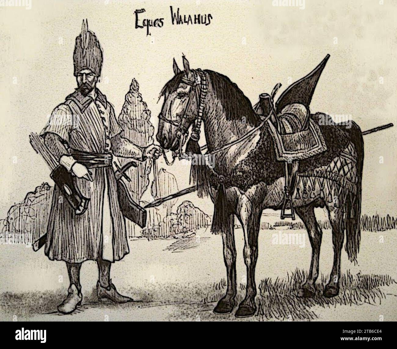 Wallachian mounted archer in the late 16th century Stock Photo - Alamy