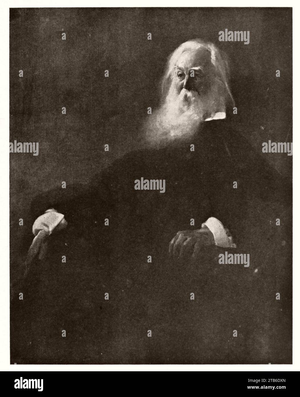 Walt Whitman by John White Alexander Stock Photo - Alamy