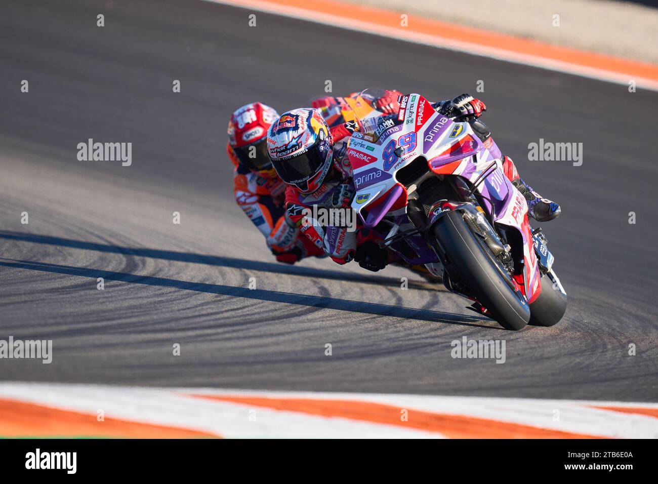 Cheste, Spain. 25th Nov, 2023. Jorge Martin of Spain and Prima Pramac ...