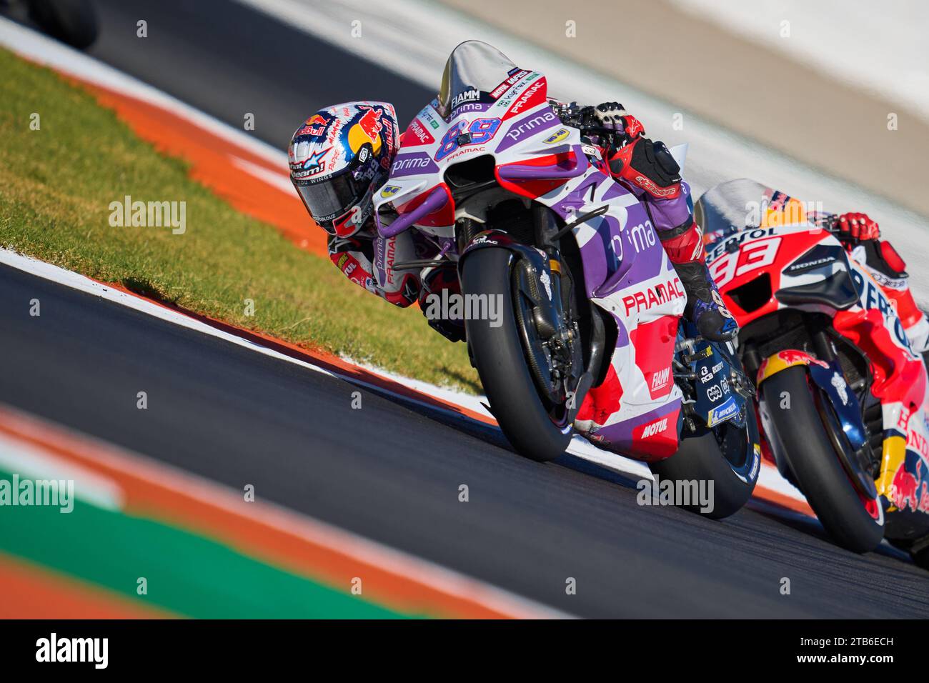 Cheste, Spain. 25th Nov, 2023. Jorge Martin of Spain and Prima Pramac ...