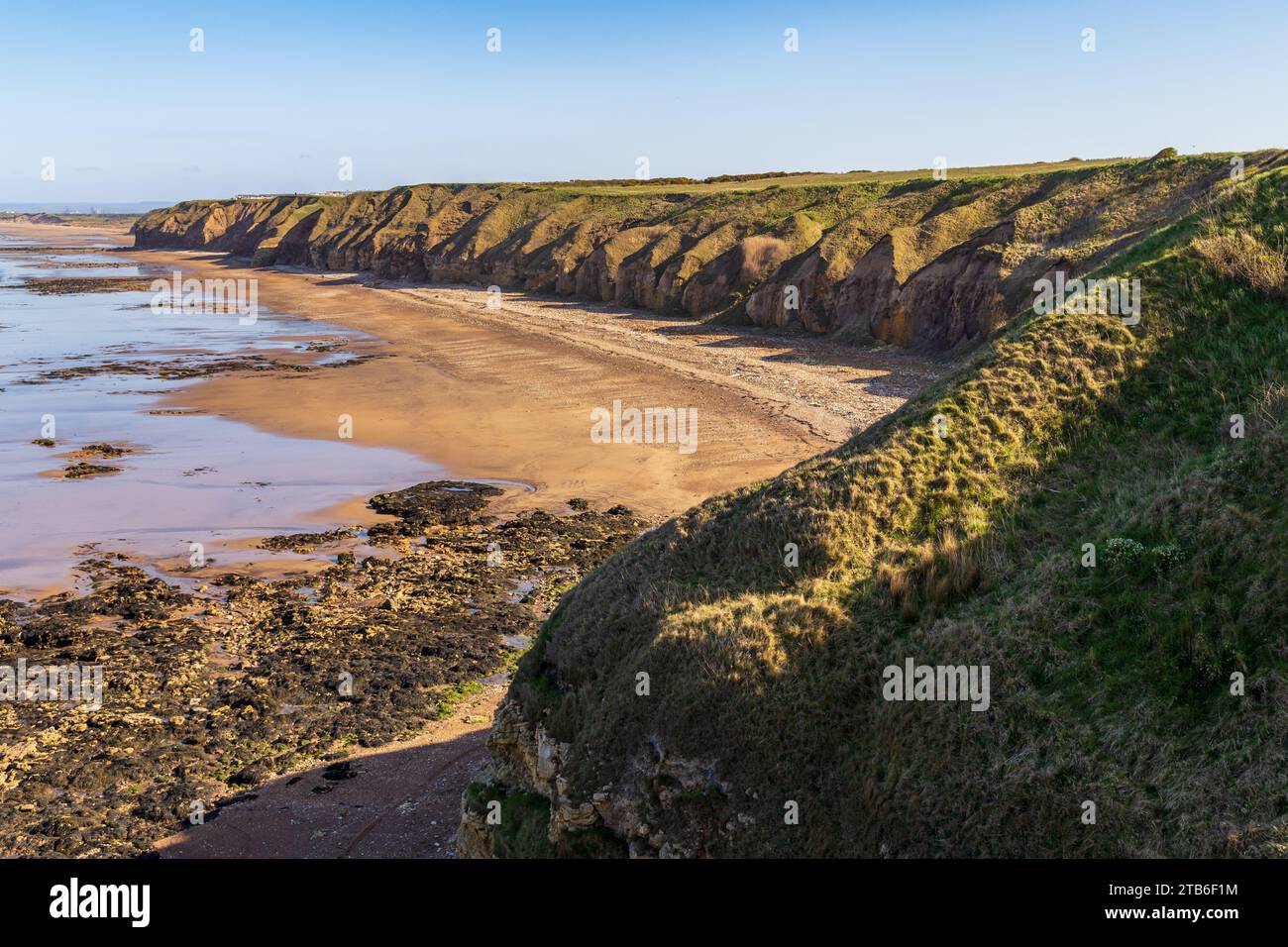 Blackhall Rocks Beach in County Durham, England, UK Stock Photo - Alamy