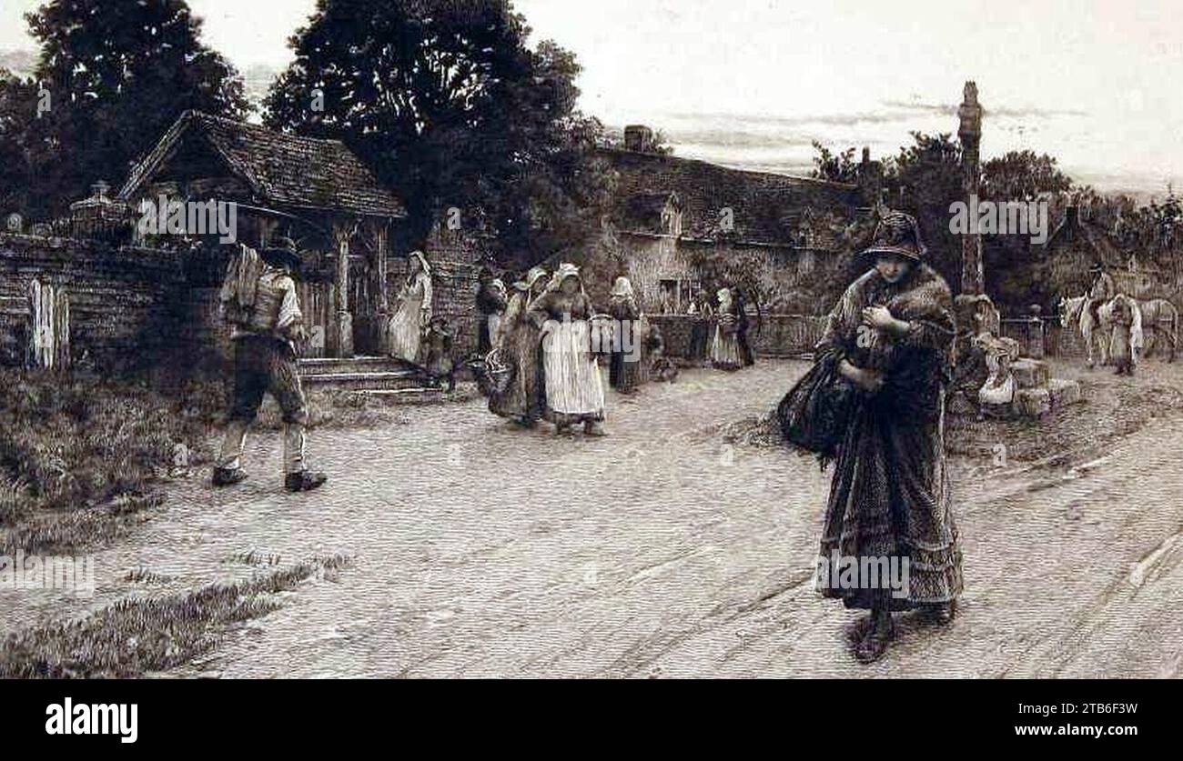 Walter Langley - Betrayed Stock Photo - Alamy