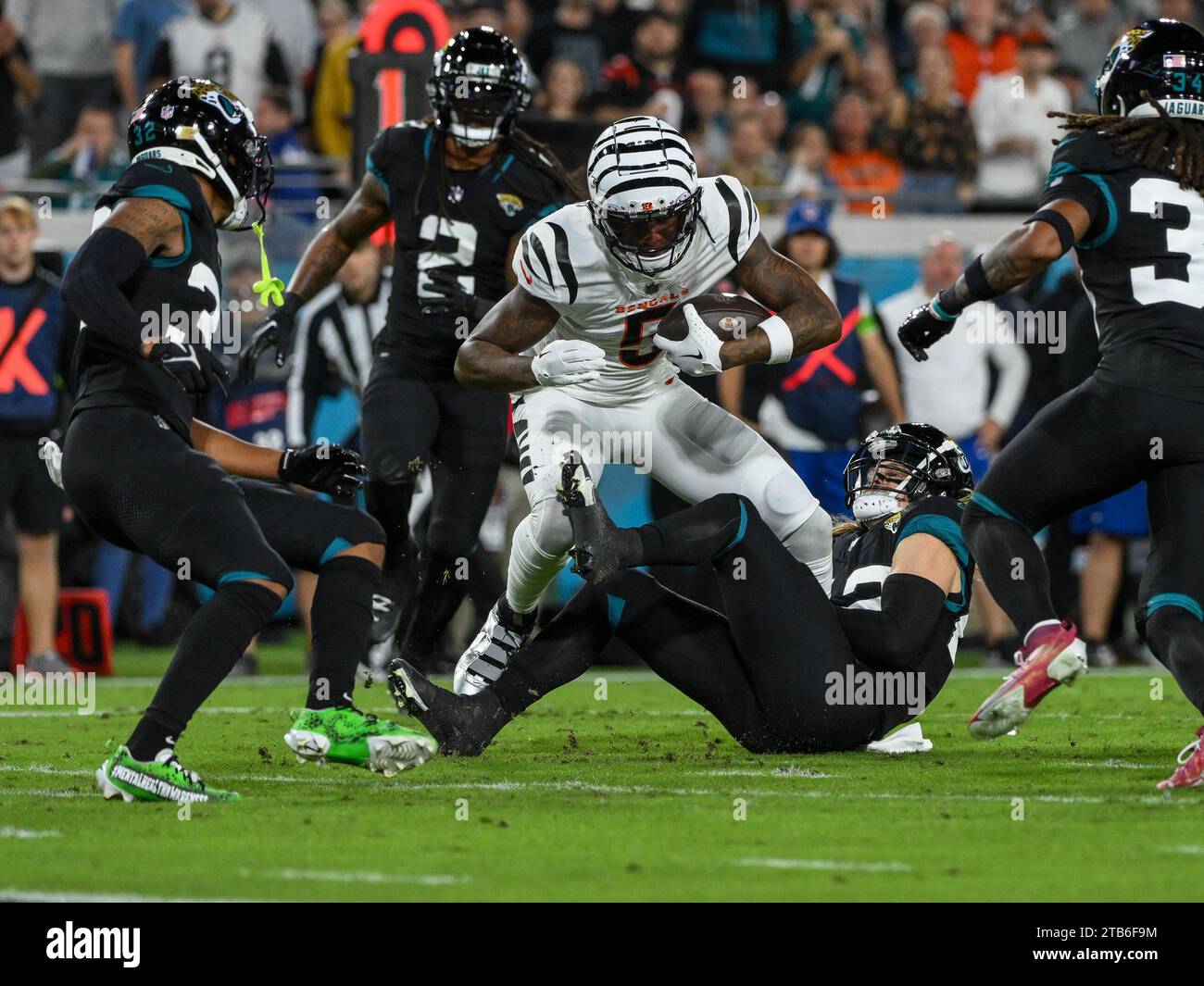 Jacksonville, FL, USA. 4th Dec, 2023. Cincinnati Bengals wide receiver ...