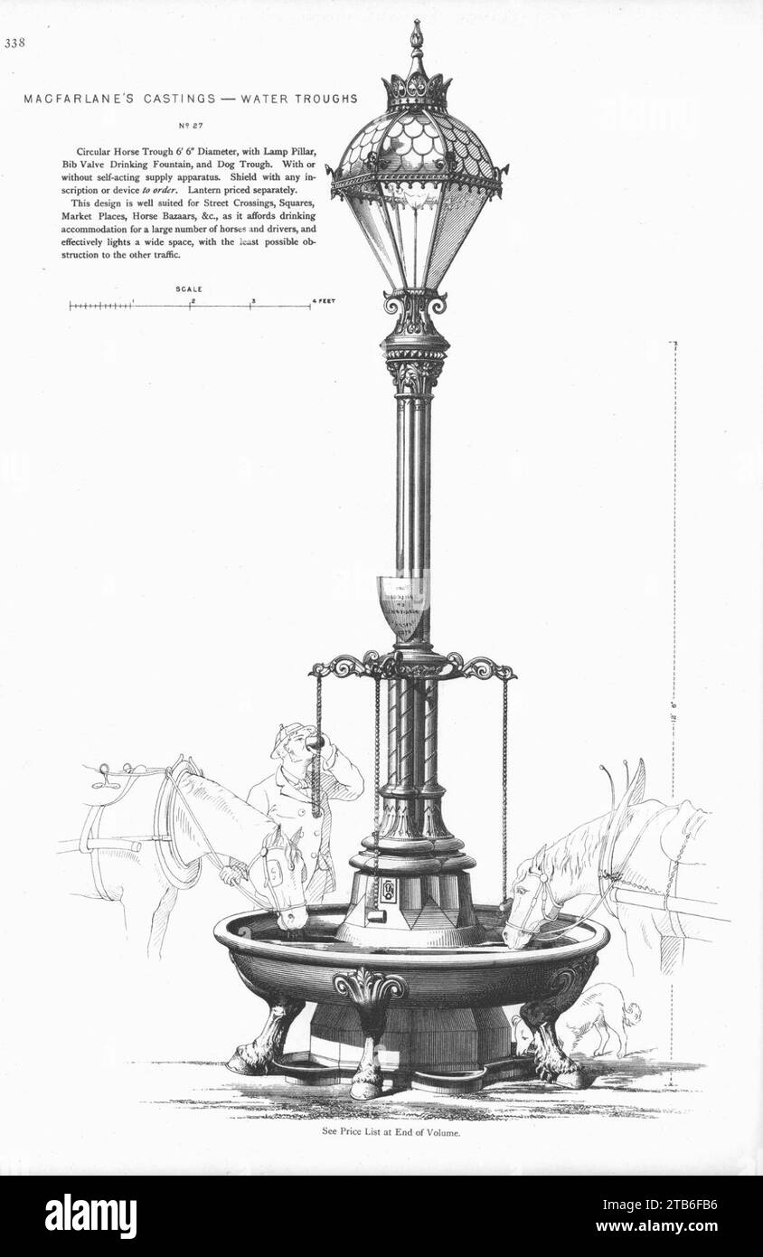 Walter MacFarlane Catalogue Pattern Number 27 Stock Photo - Alamy