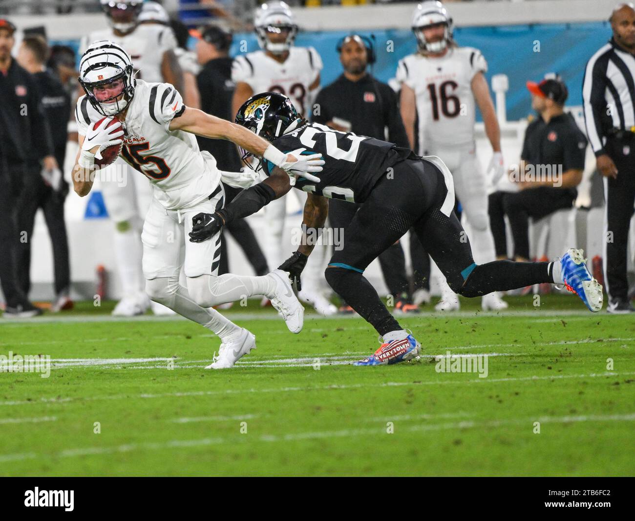 Jacksonville, FL, USA. 4th Dec, 2023. Cincinnati Bengals wide receiver ...