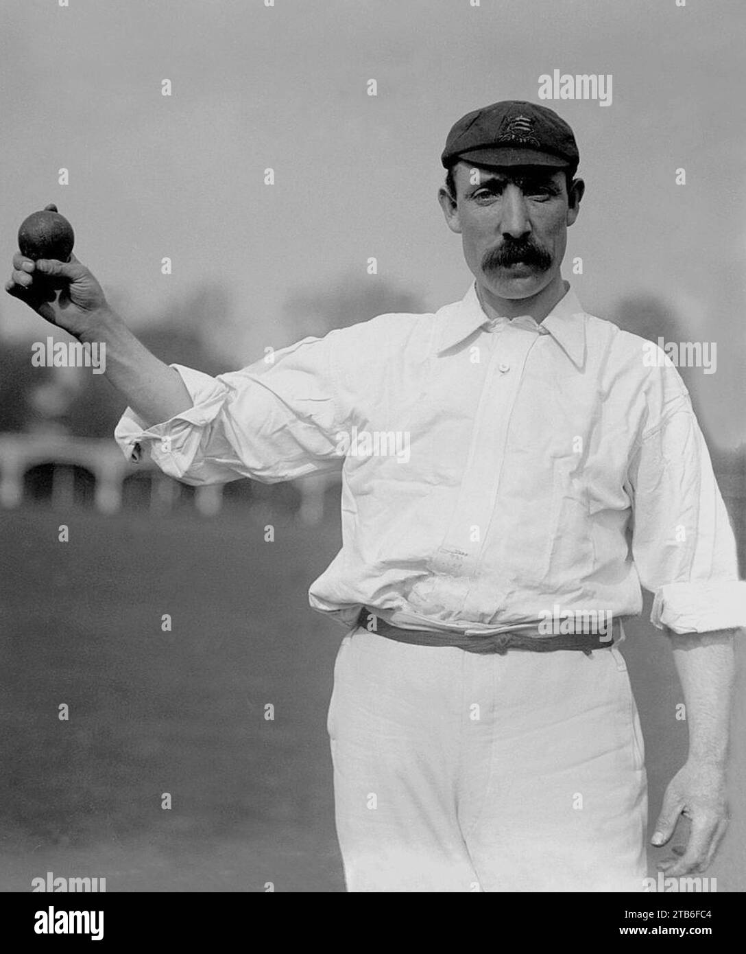 Walter Mead cricketer c1905 Stock Photo - Alamy