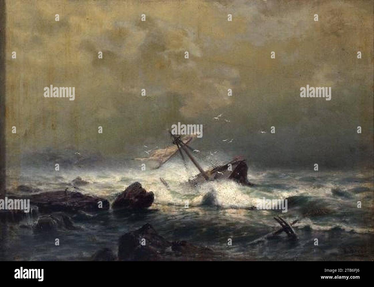 Walter Moras - Schiffbruch Stock Photo - Alamy
