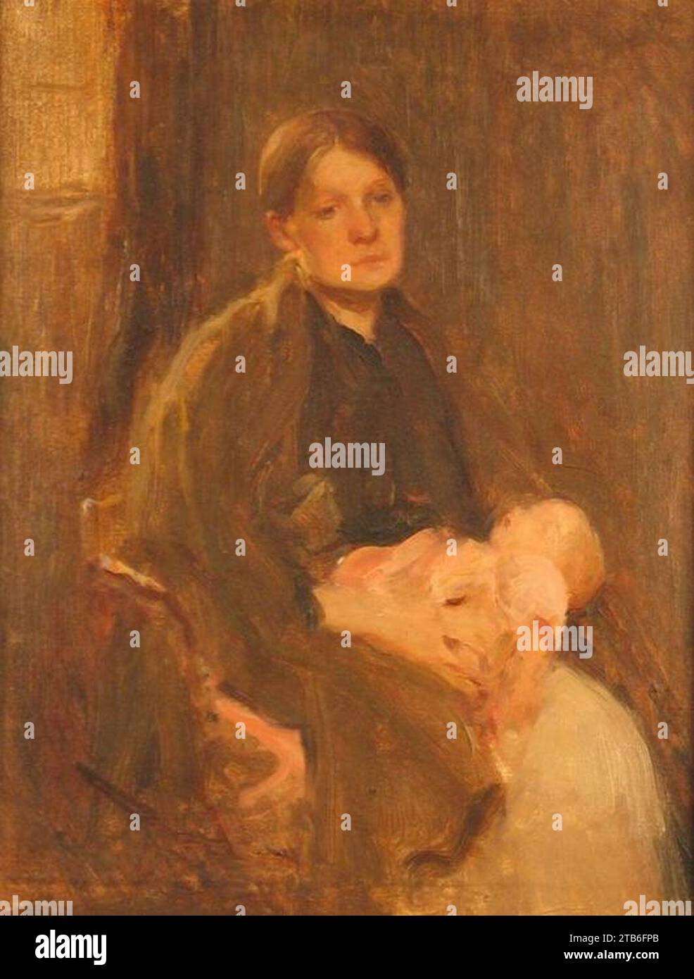 Walter Osborne Mother and Child Stock Photo - Alamy