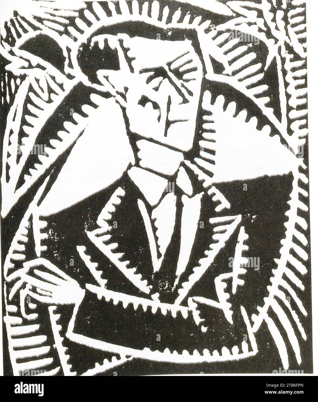 Walter Otto Grimm Selbstporträt 1918 Stock Photo - Alamy