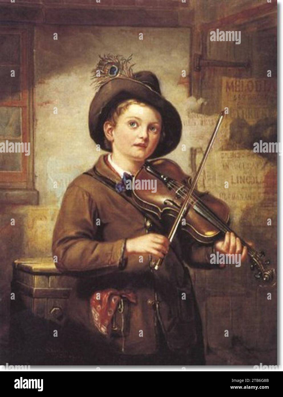 Walter Shirlaw - Musical Appeal 1861 Stock Photo - Alamy