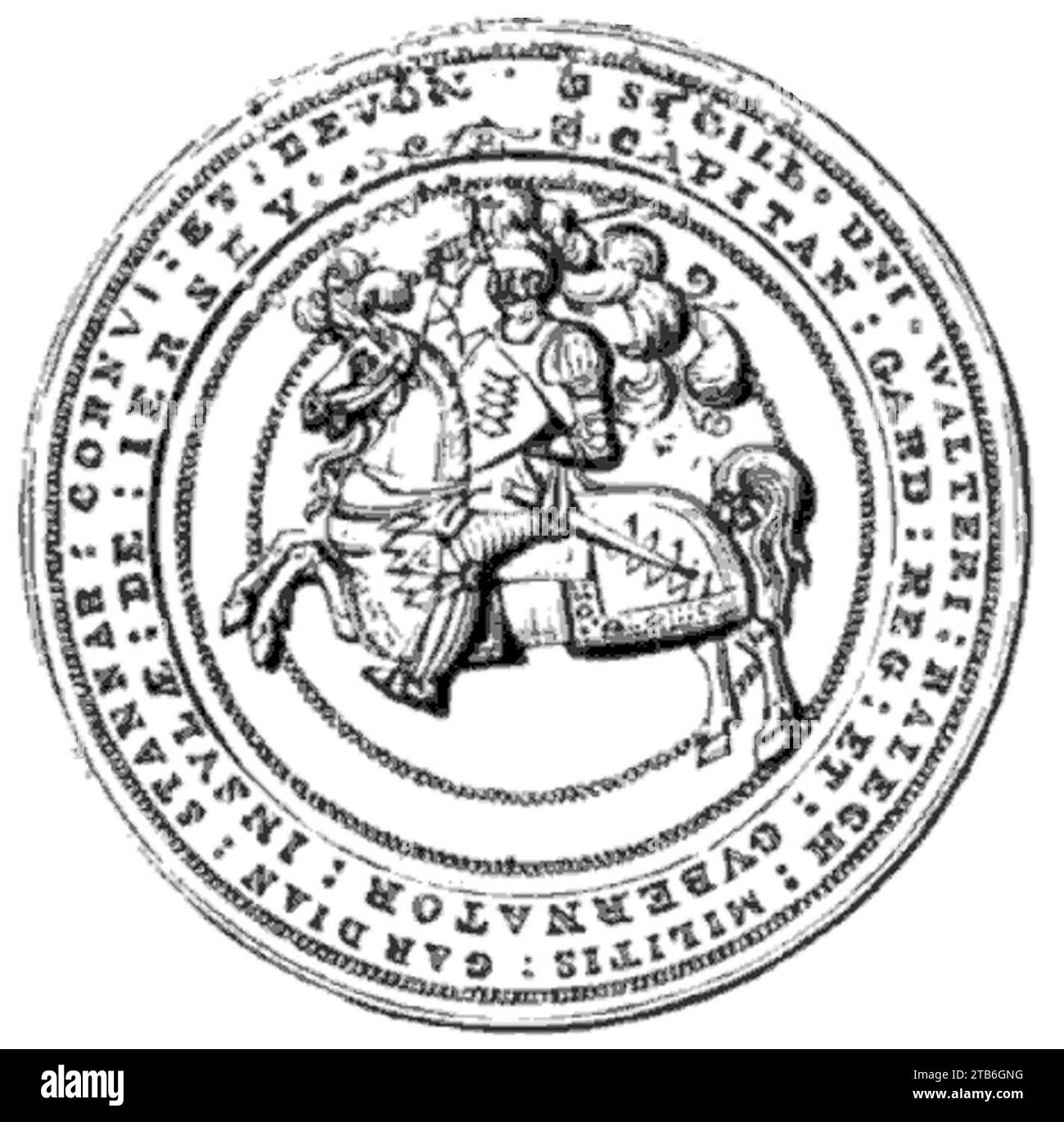 Seal of walter raleigh hi-res stock photography and images - Alamy