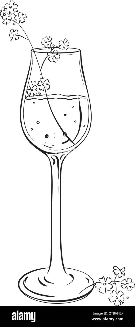 Cluster of forget me nots Stock Vector Images - Alamy