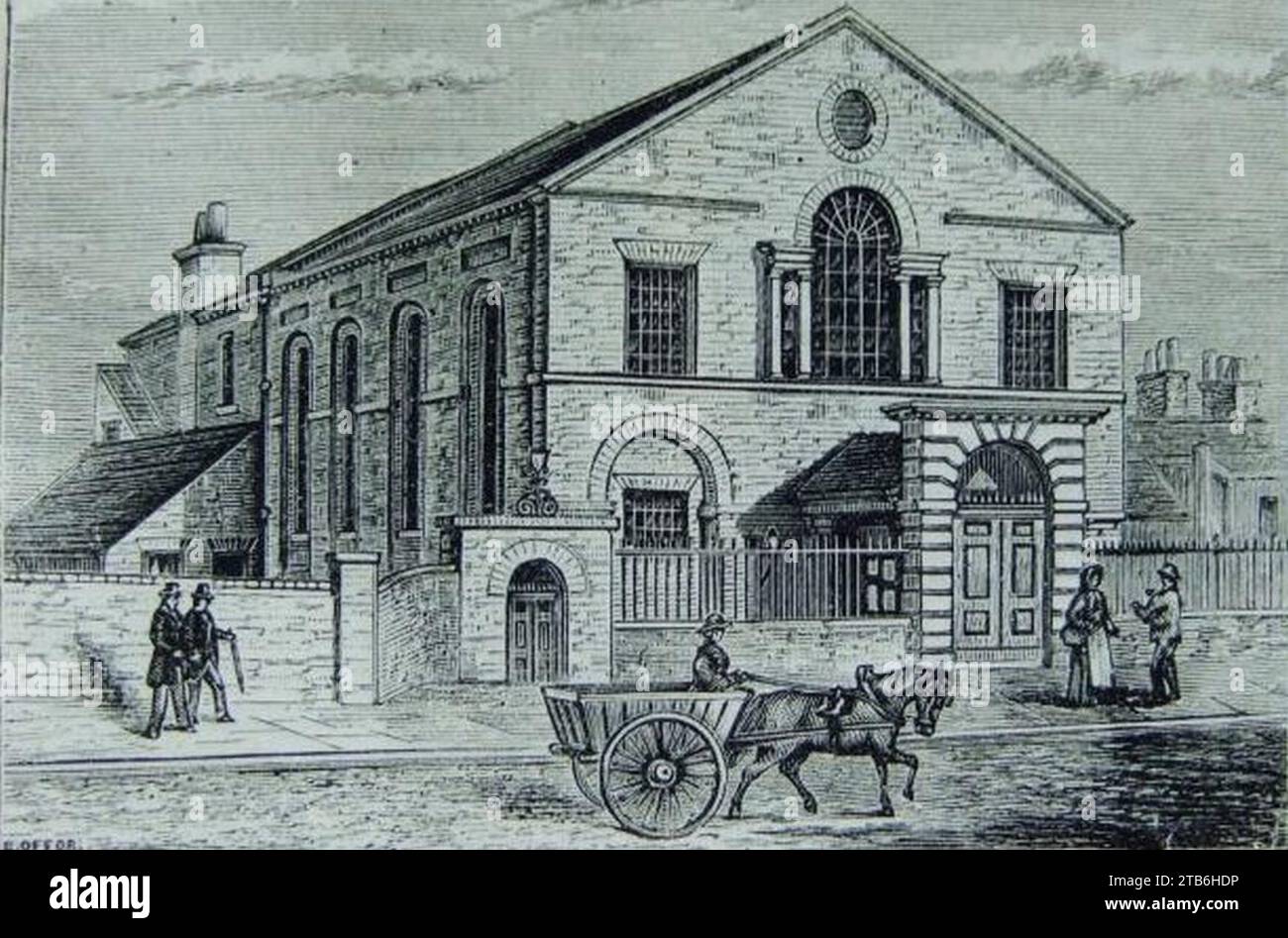 Walthamstow High Street Primitive Methodist chapel Stock Photo - Alamy