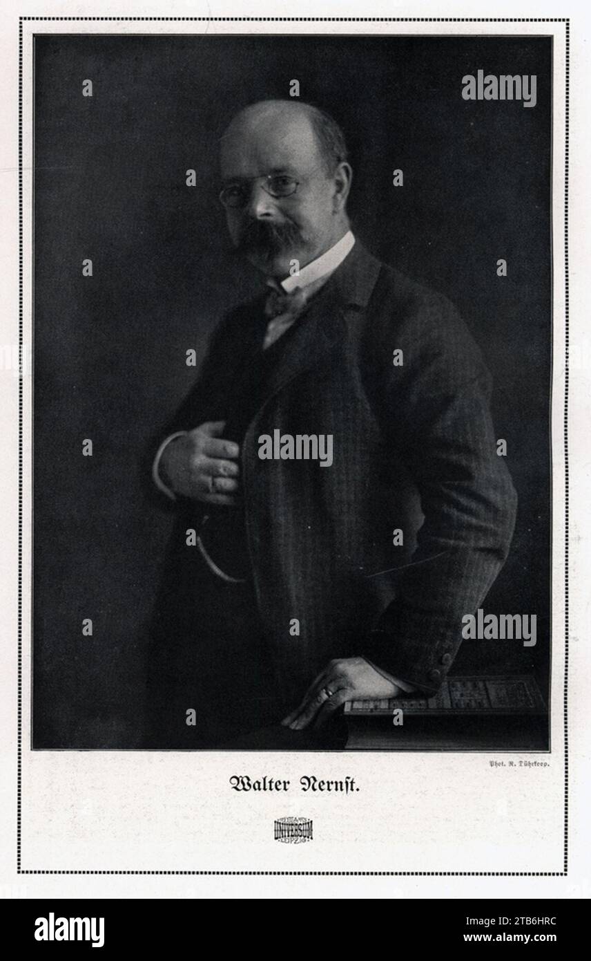 Walther Nernst 1914 Stock Photo - Alamy