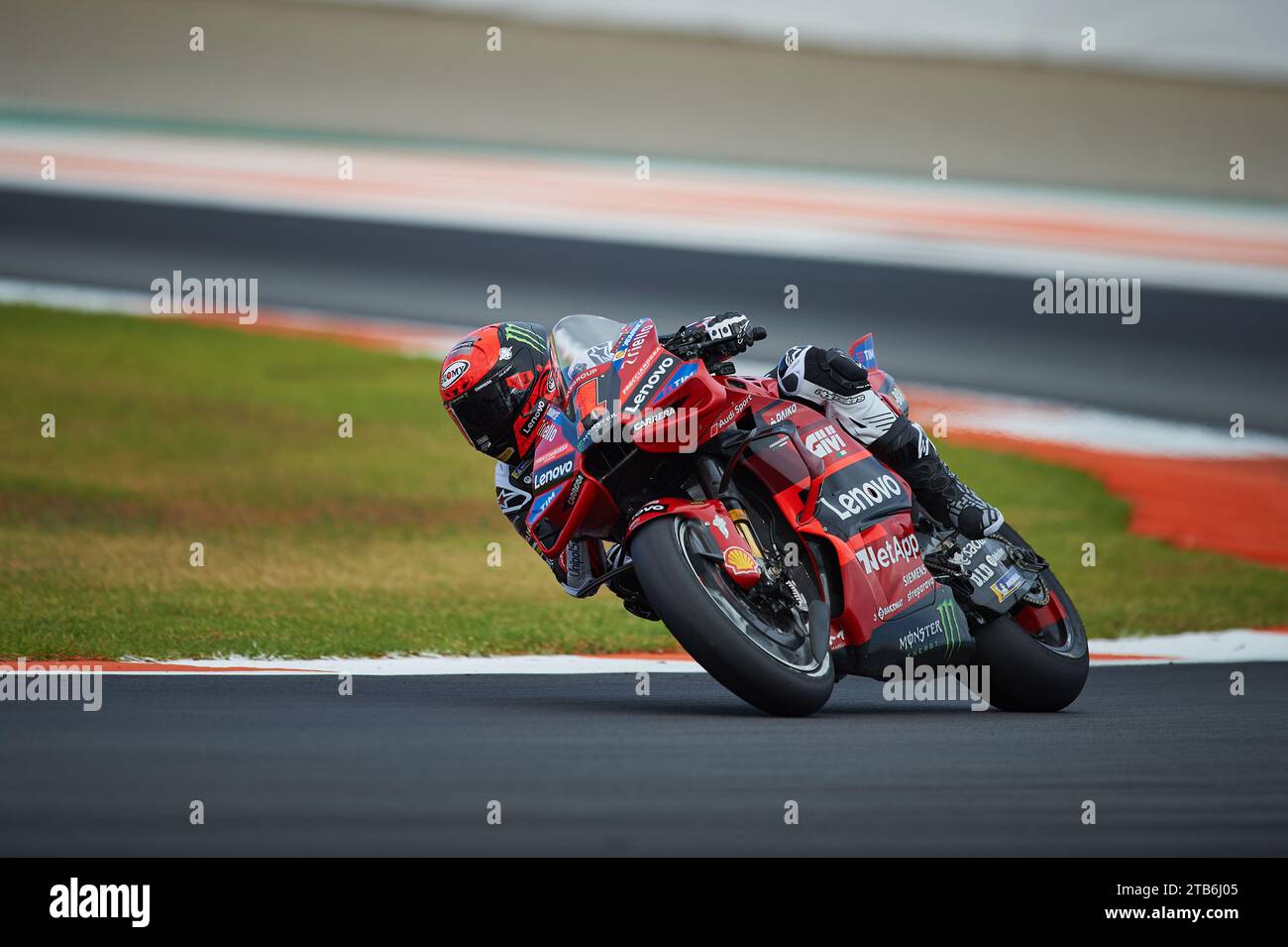 Cheste, Spain. 28th Nov, 2023. Francesco Bagnaia of Italy and Ducati ...