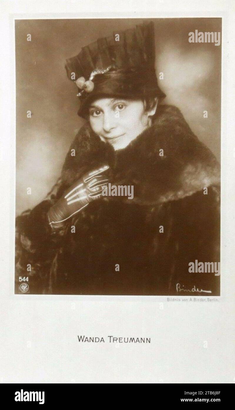 Wanda Treumann by Alexander Binder Stock Photo - Alamy