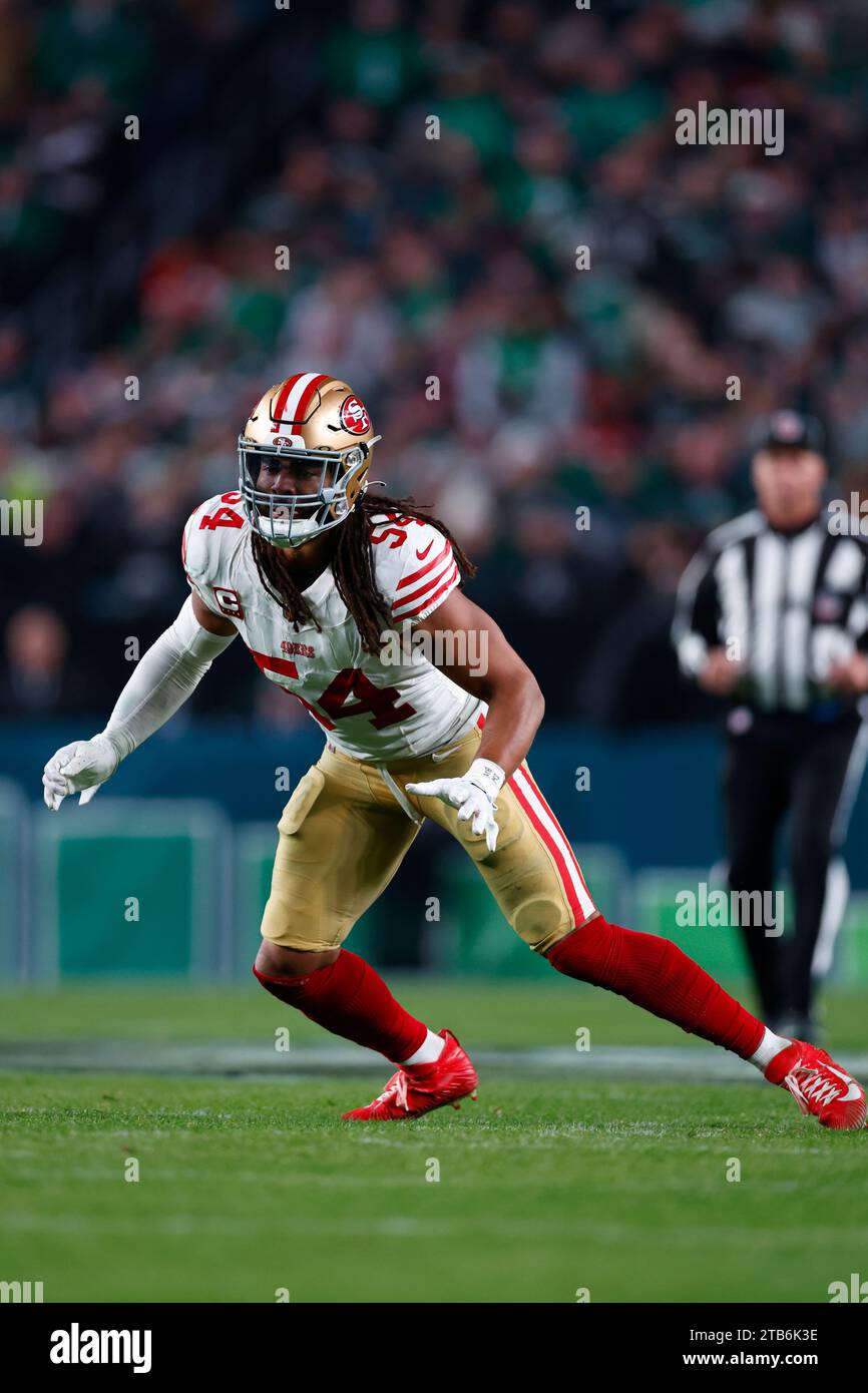 San Francisco 49ers linebacker Fred Warner (54) in action against the ...