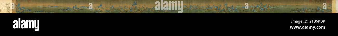 Wang Ximeng. A Thousand Li of Rivers and Mountains. (Complete Stock ...