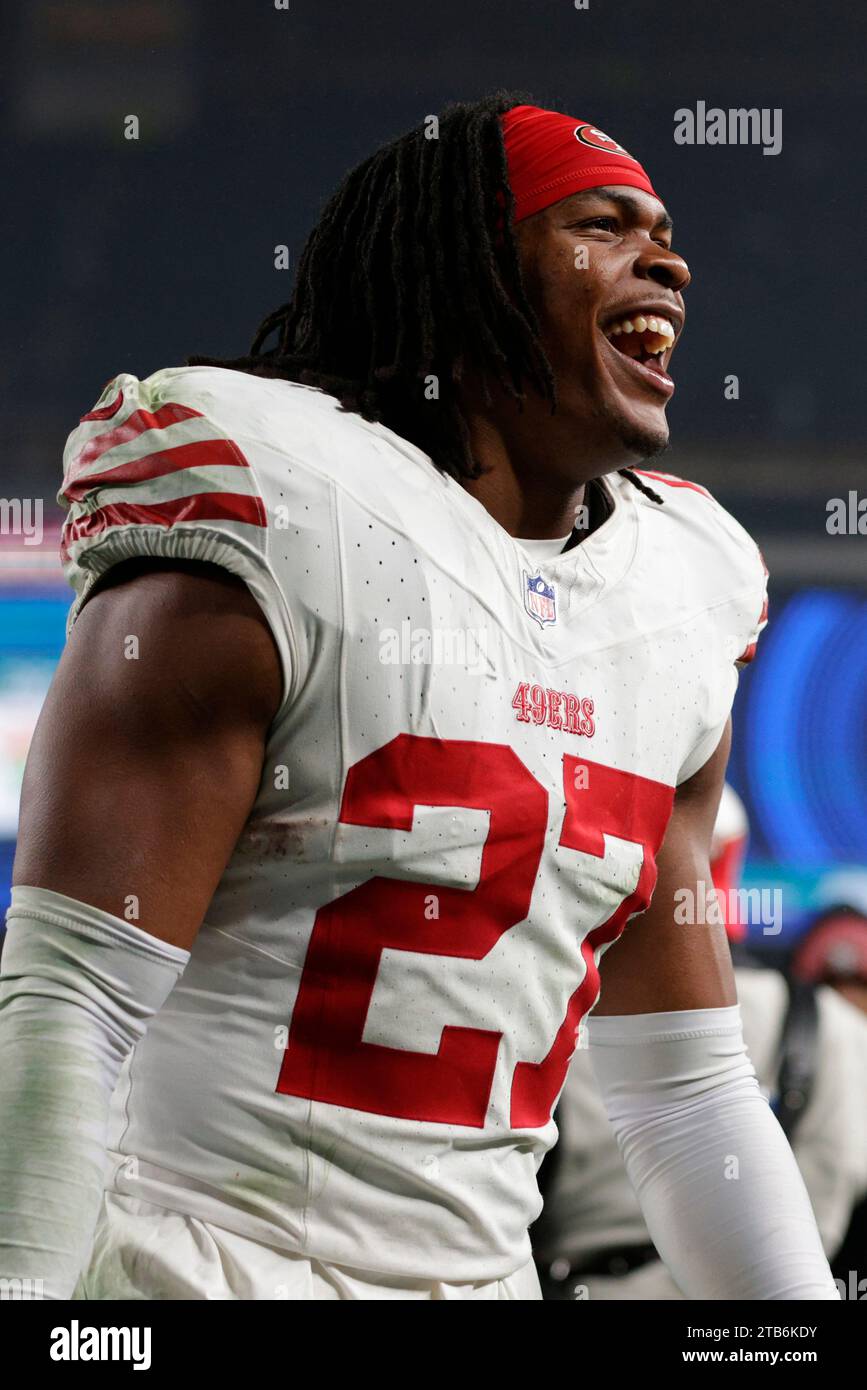 San Francisco 49ers safety Ji'Ayir Brown (27) in action against the ...
