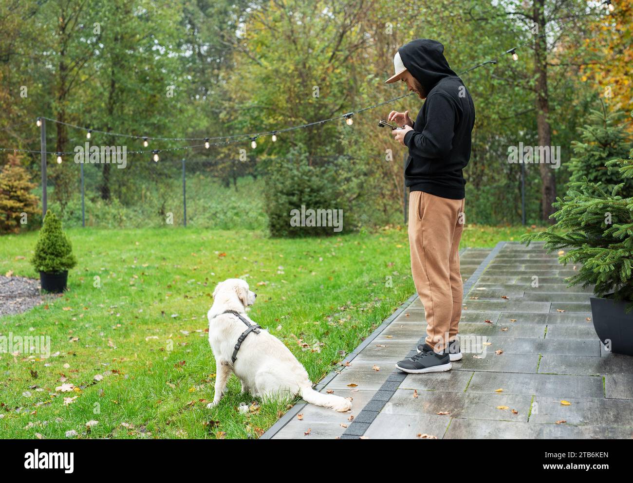 Young man holding drone remote hi-res stock photography and images - Alamy