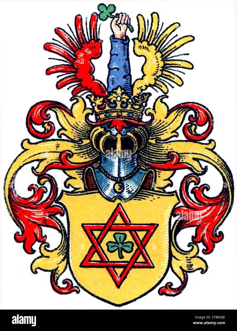 Wappen Backum II Spießen T14 Stock Photo - Alamy