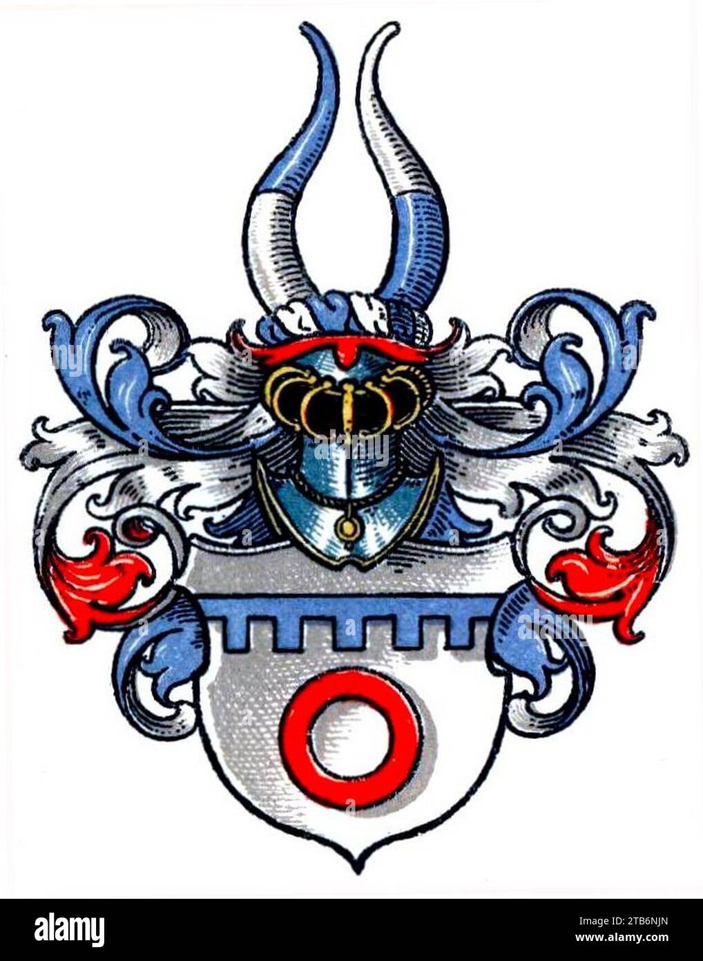 Wappen Backum I Spießen T14 Stock Photo - Alamy