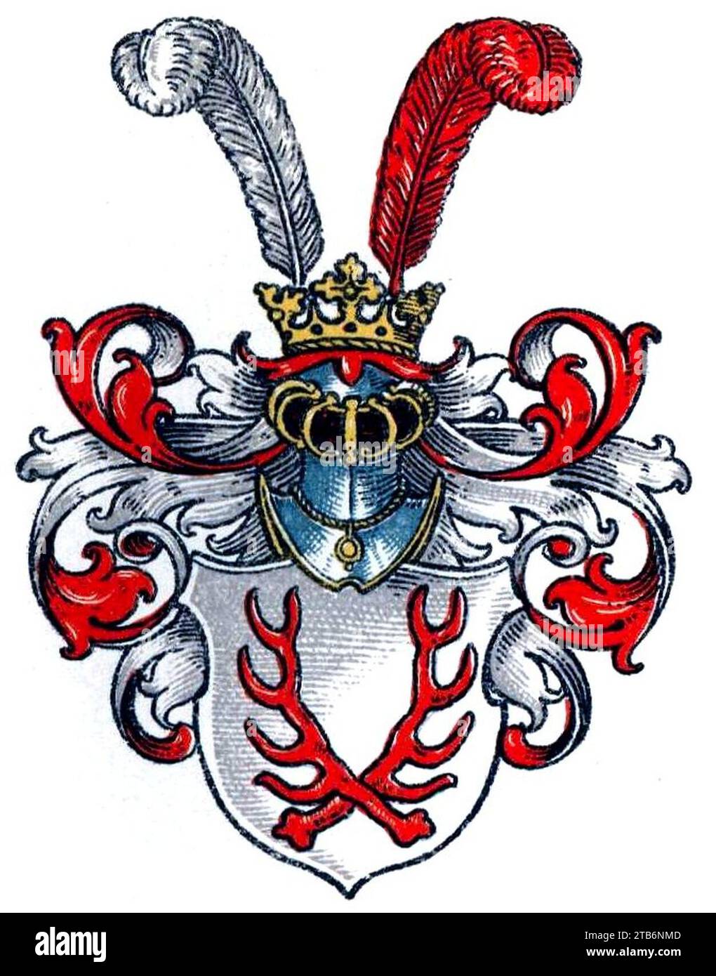 Wappen Beurhaus Spießen T27 Stock Photo - Alamy