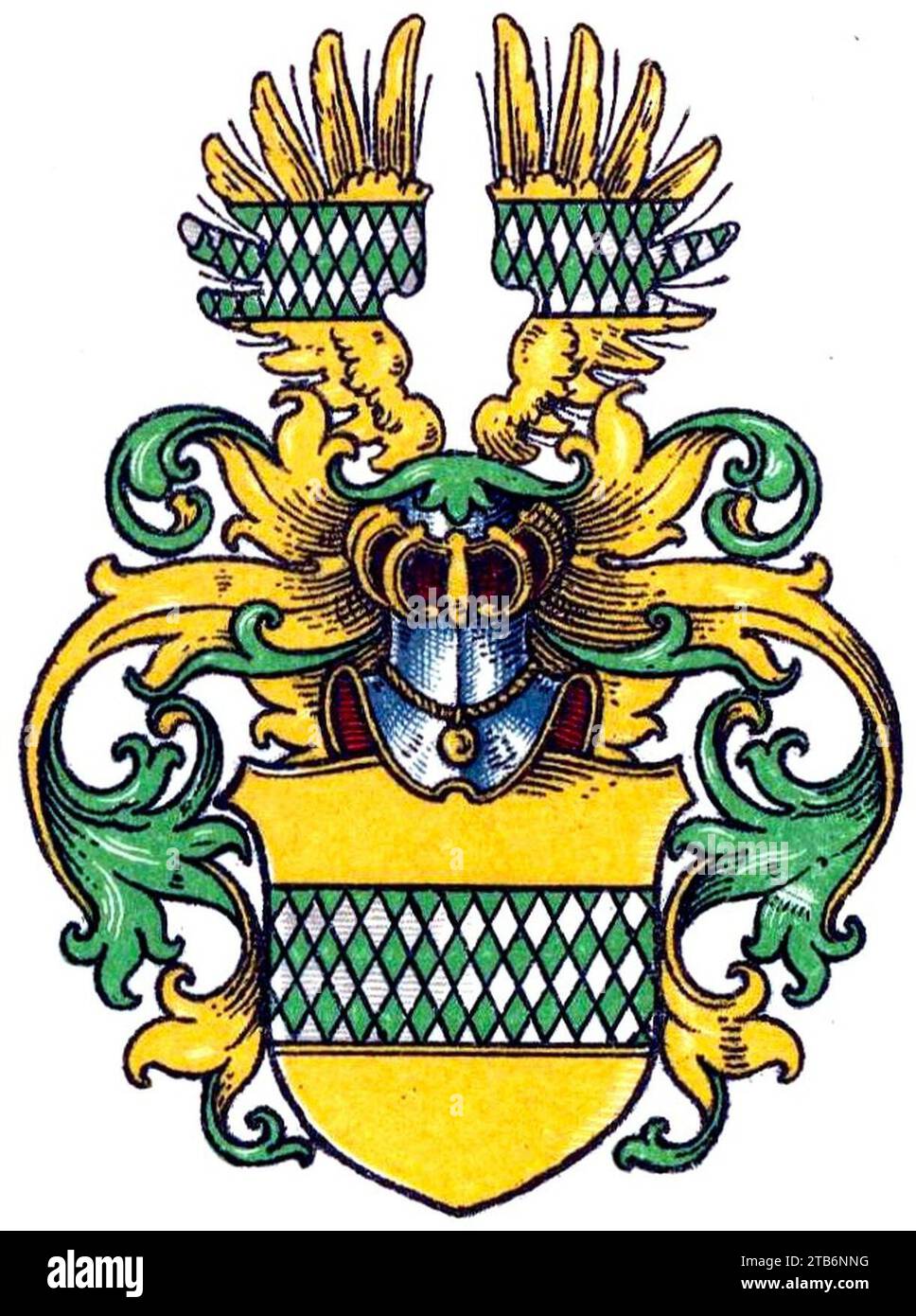 Wappen Blesse Spießen T35 Stock Photo - Alamy
