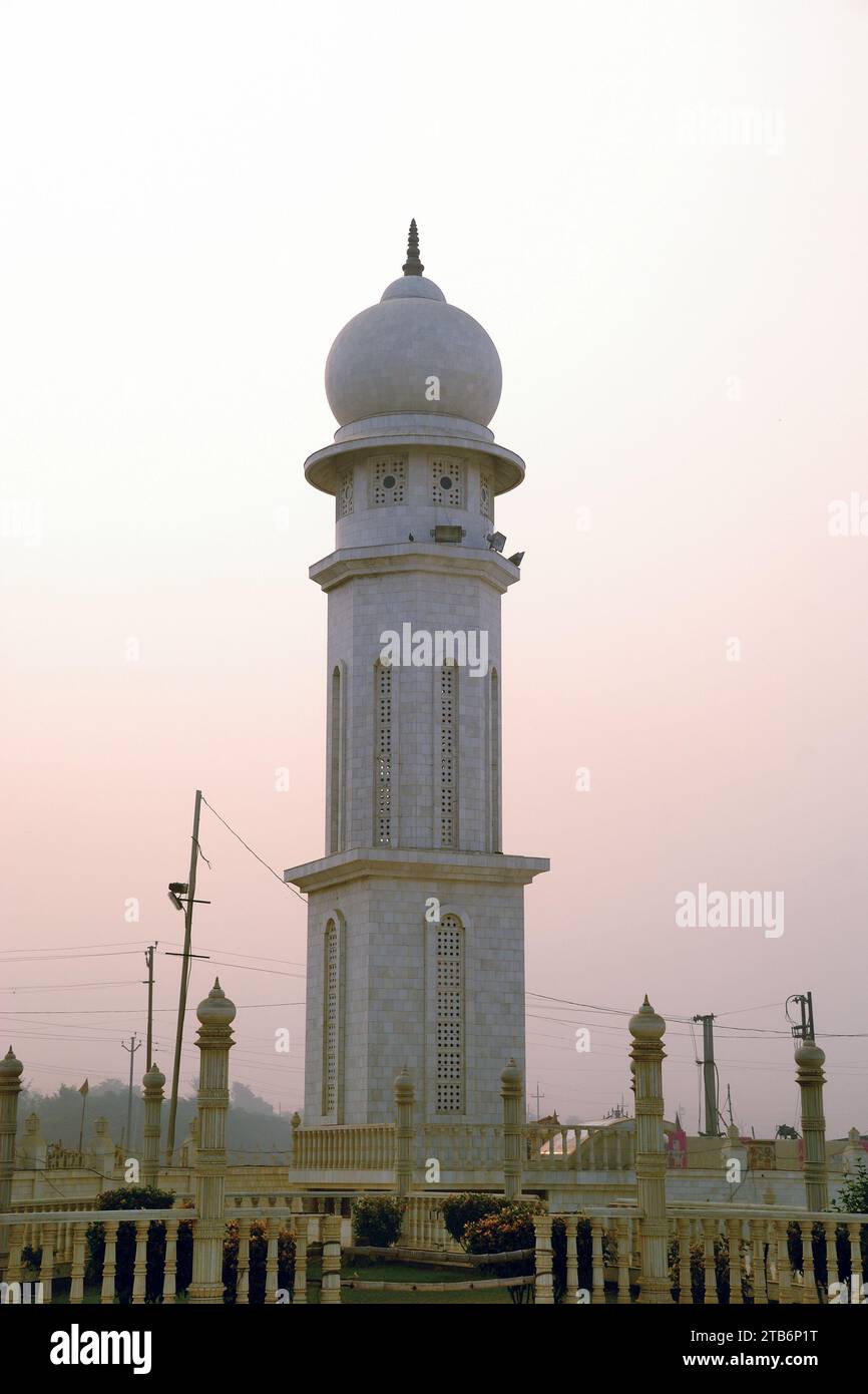 Partial view of Jai Gurudev Mandir, Mathura, Uttar Pradesh, India Stock ...