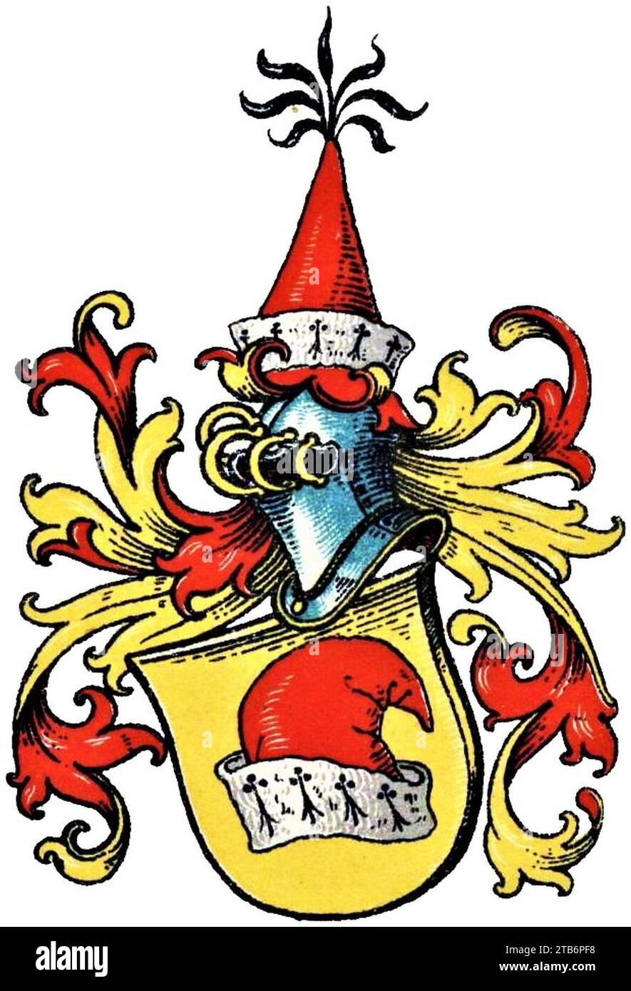 Wappen Falkenstein Spießen T120 Stock Photo - Alamy