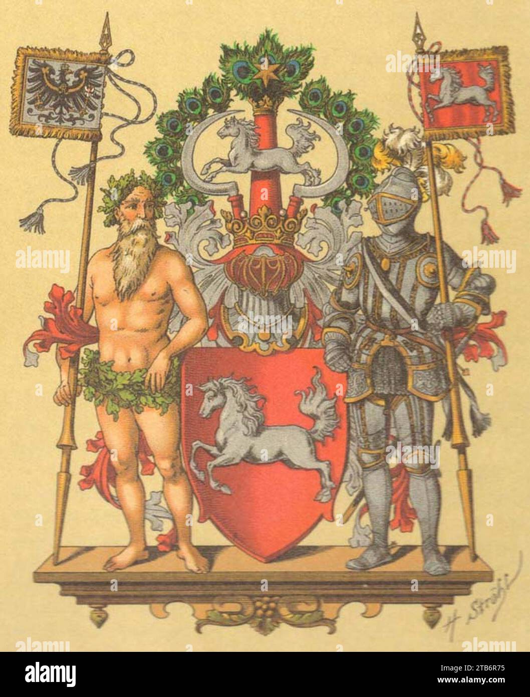 Wappen Preußische Provinzen - Hannover Stock Photo - Alamy