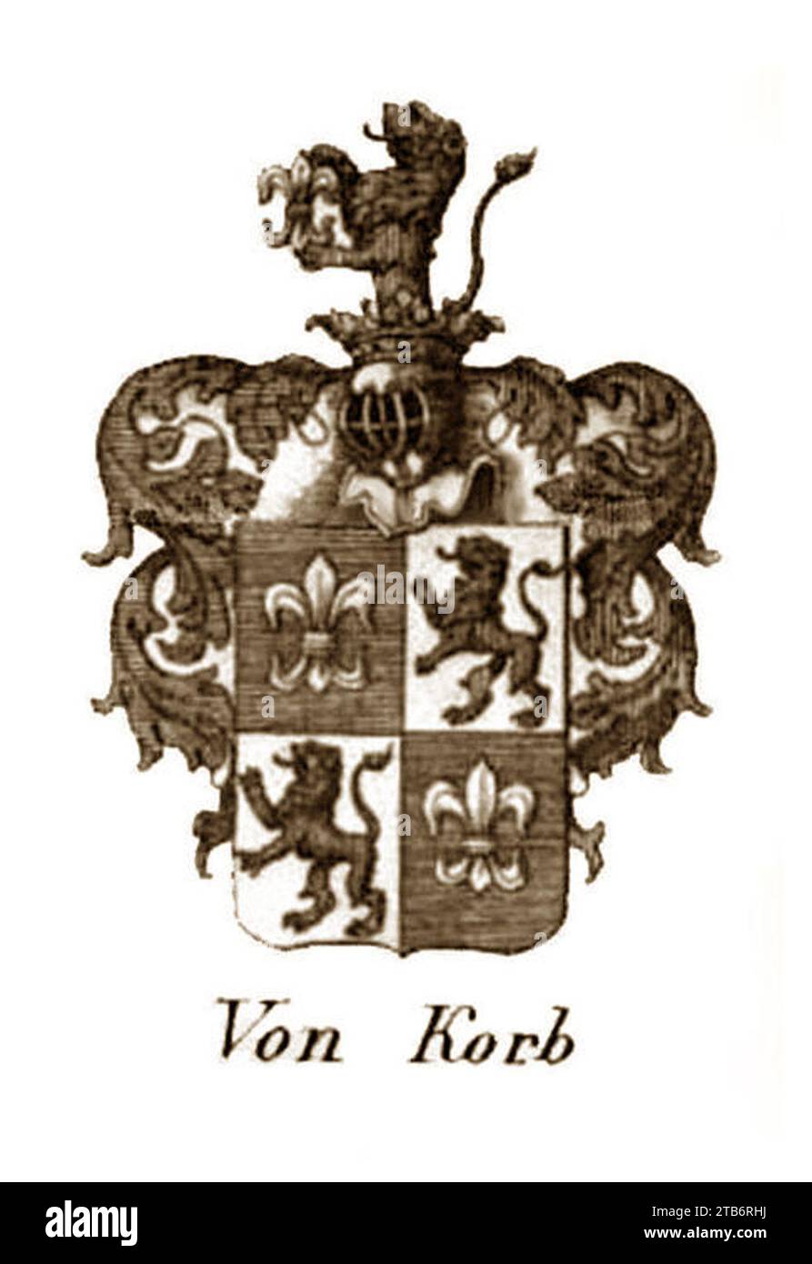 Wappen Von Korb Stock Photo - Alamy