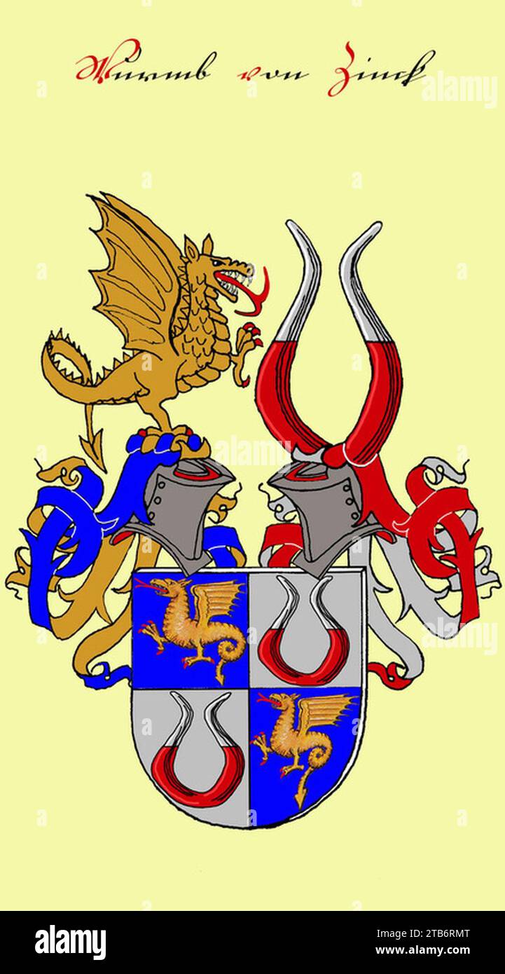 Wappen Wurmb von Zinck Stock Photo - Alamy