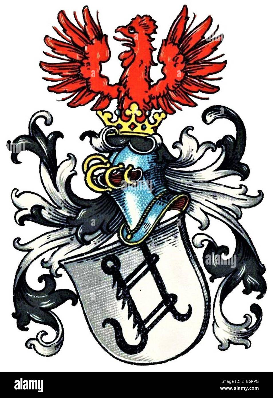 Wappen Zerssen Spießen T344 Stock Photo - Alamy