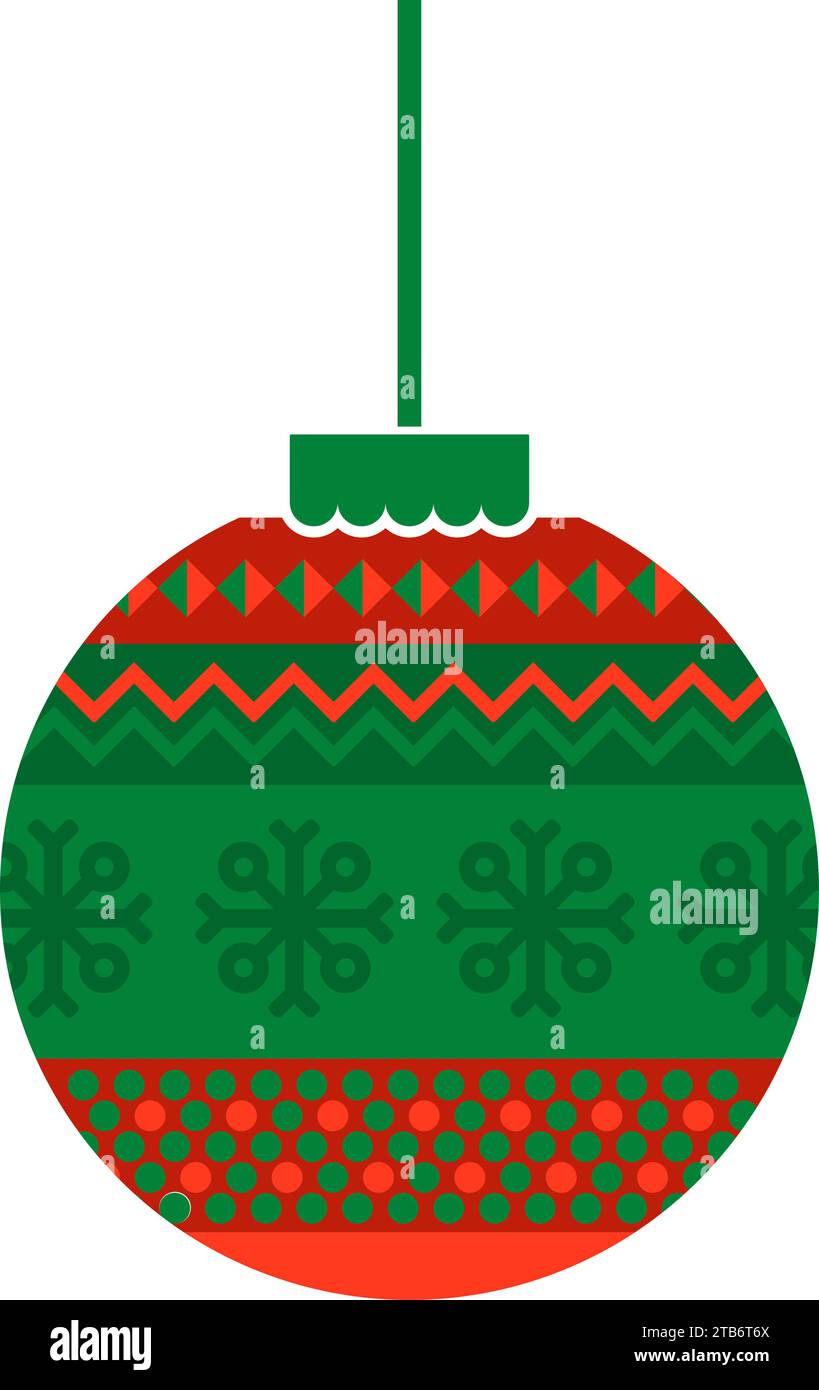 Retro style glass bauble Stock Vector Images - Alamy