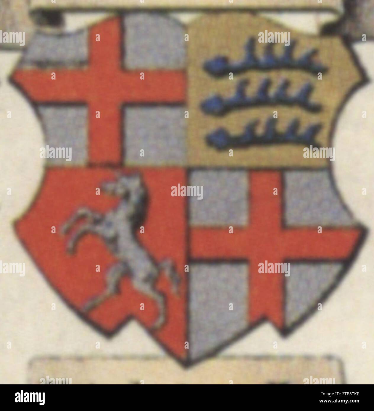 Wappentafel Bischöfe Konstanz 43 Friedrich von Nellenburg Stock Photo ...