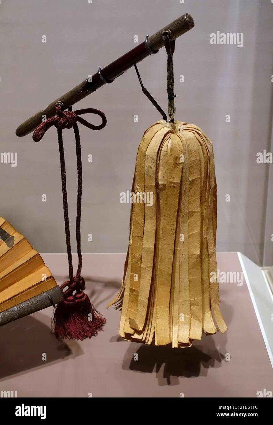 War baton (saihai) with Tokugawa crest for the Nimaido tosei gusoku ...