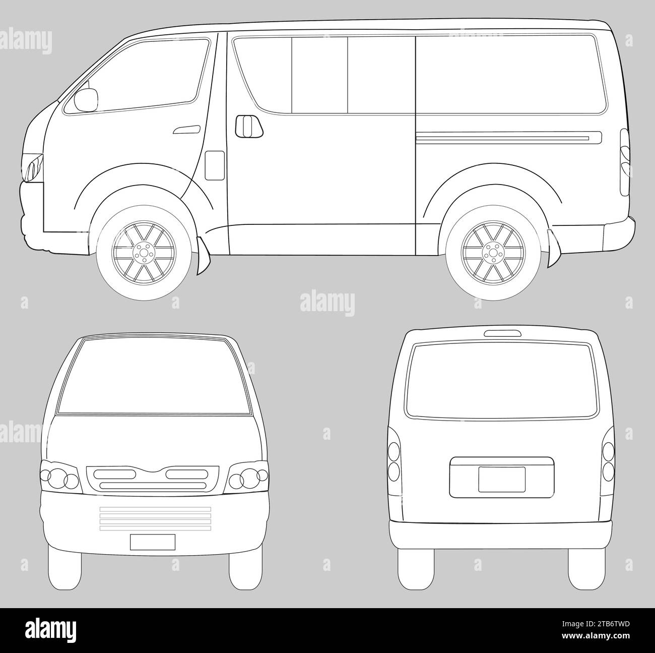Van map Black and White Stock Photos & Images - Alamy