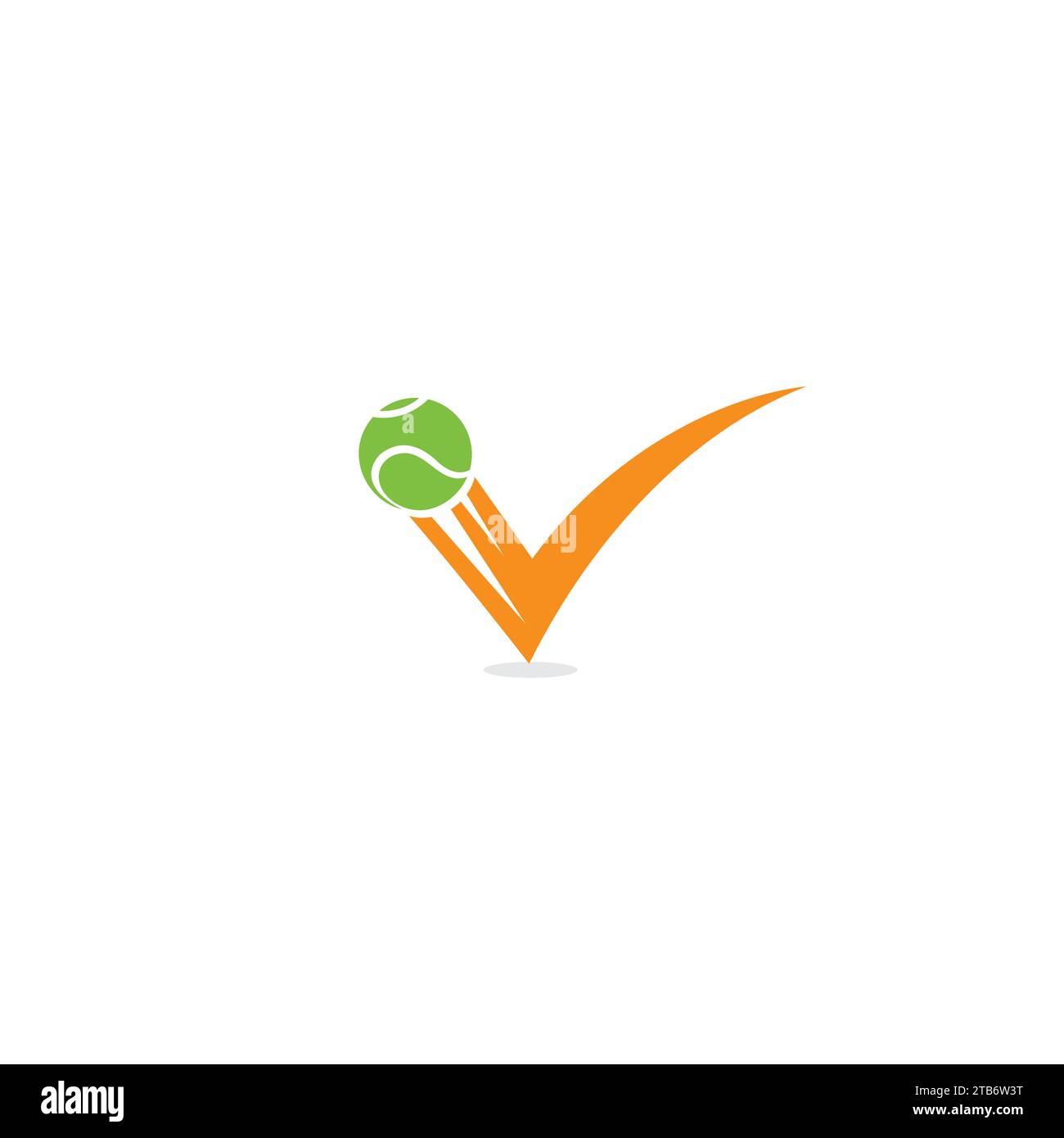 V Tennis Logo. Letter V Tennis Ball Logo Stock Vector Image & Art - Alamy