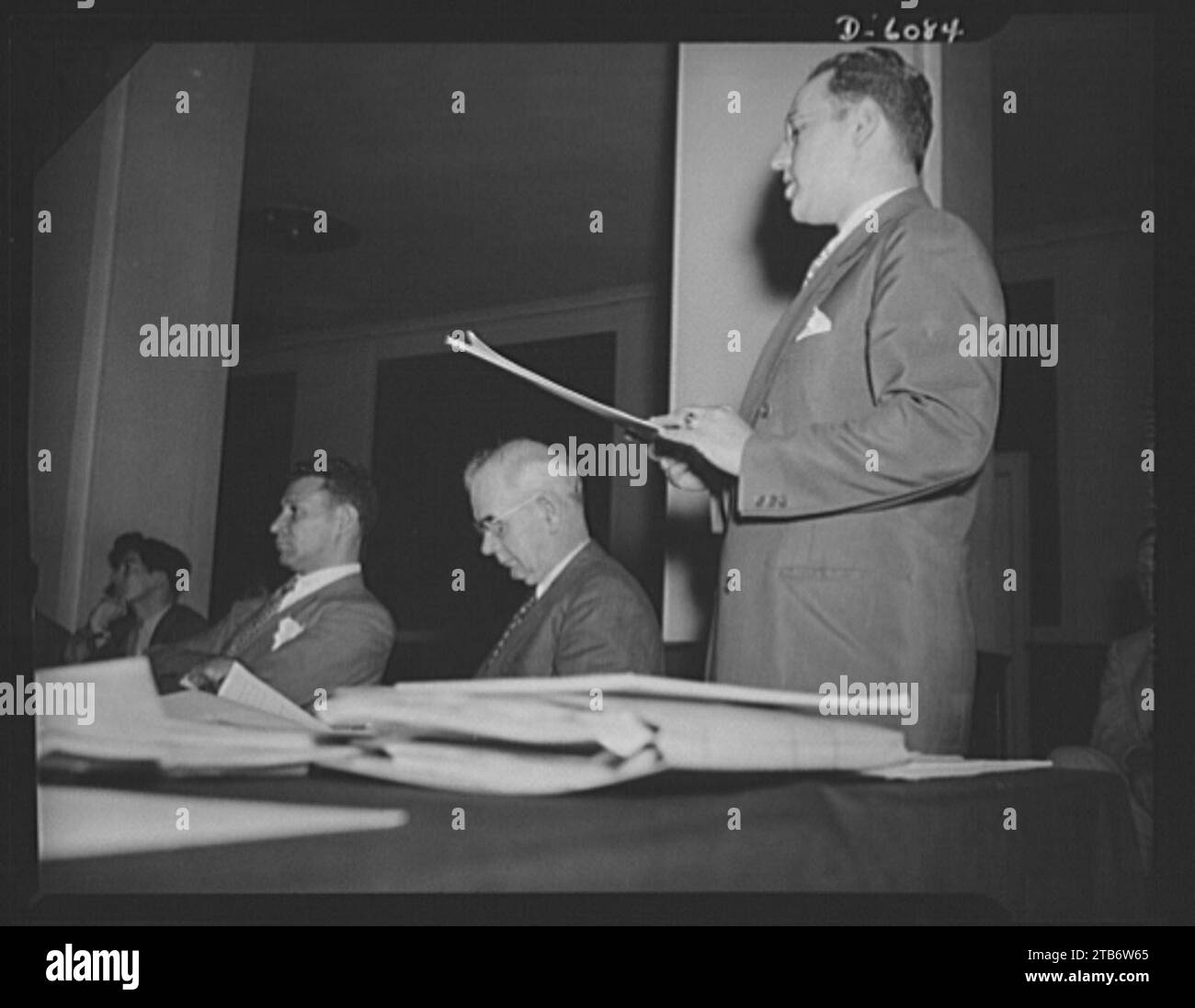 War Labor Board Little Steel hearing Lee Pressman Philip Murray and ...