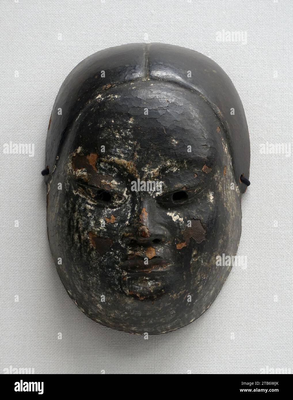 Warawamai bugaku mask, lent by Masumida Jinja, Aichi, Japan, Kamakura ...