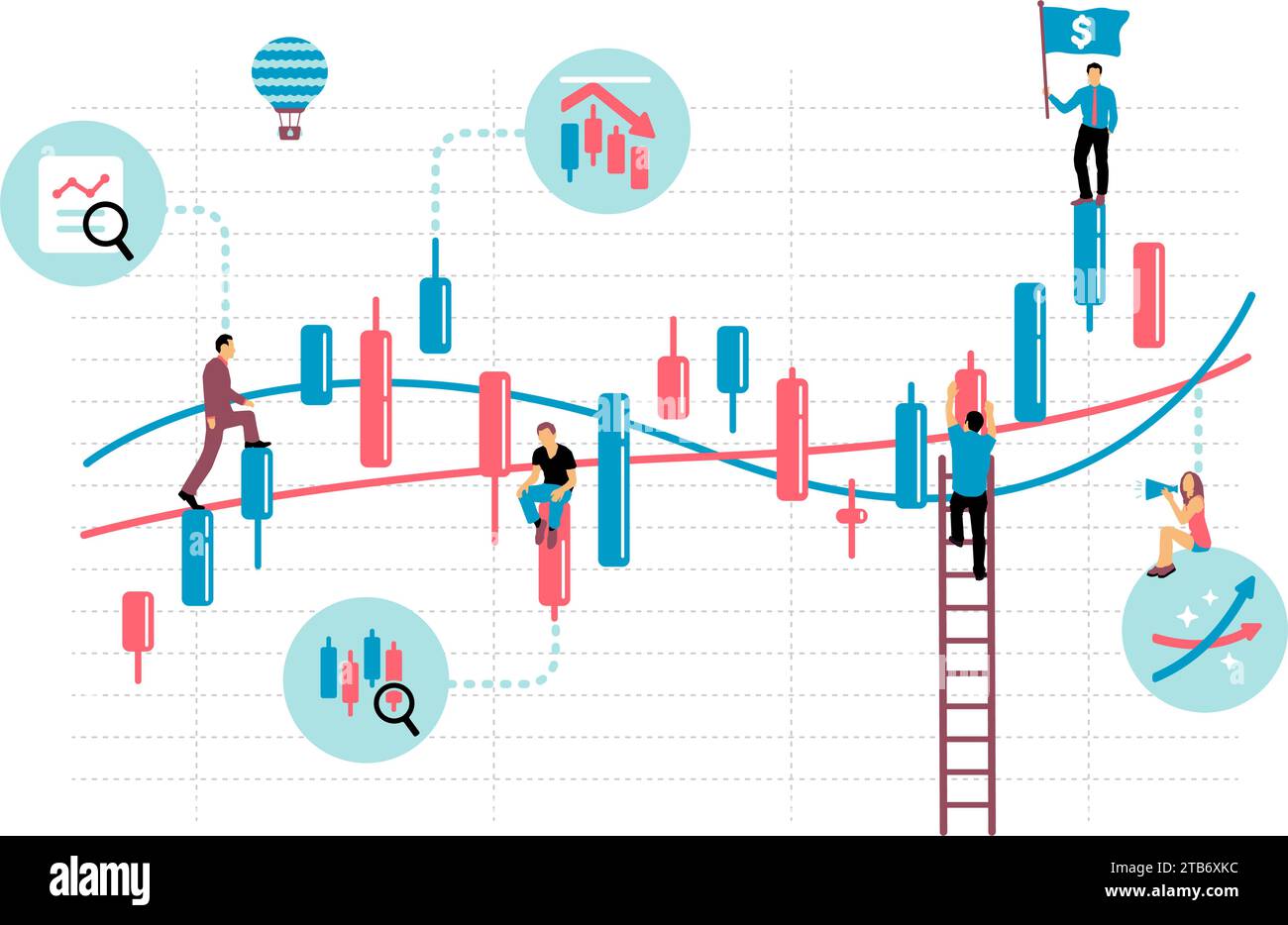 Investment banner Stock Vector Images - Alamy