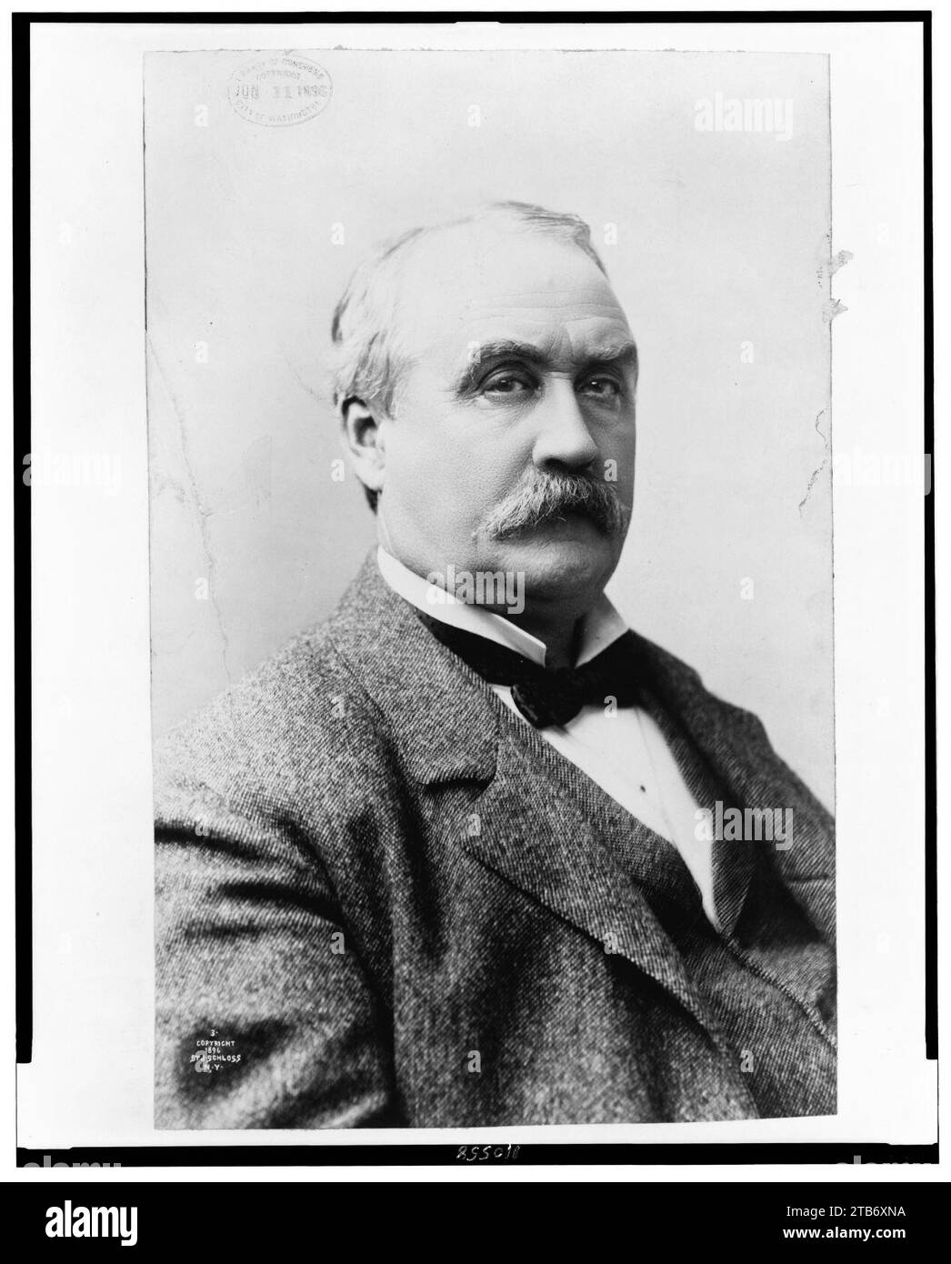 Warner Miller, head-and-shoulders portrait, facing right Stock Photo ...